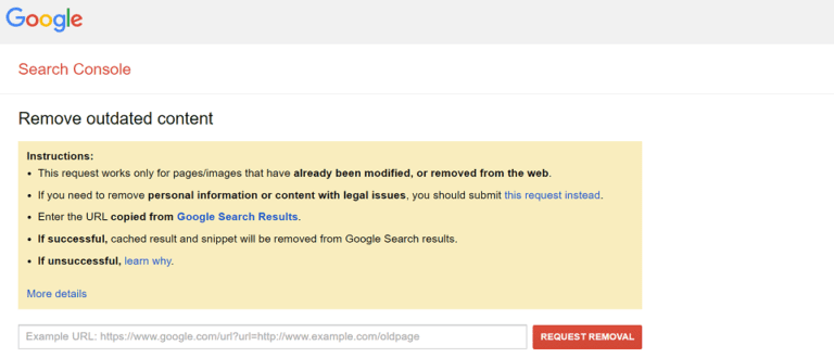 New Google Removals Tool: What to Know and How to Benefit From It